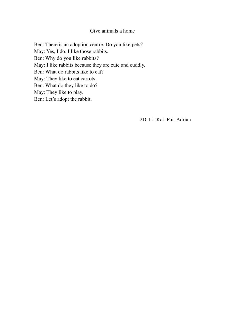 英文科學期二佳作 (2024-2025) | 馬鞍山循道衛理小學